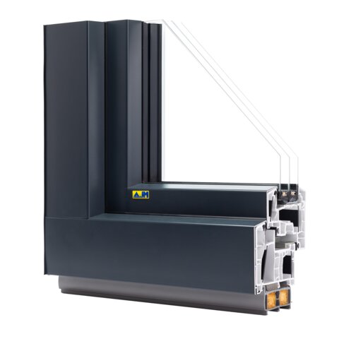 AJM PVC-ALU okno Performance ALU